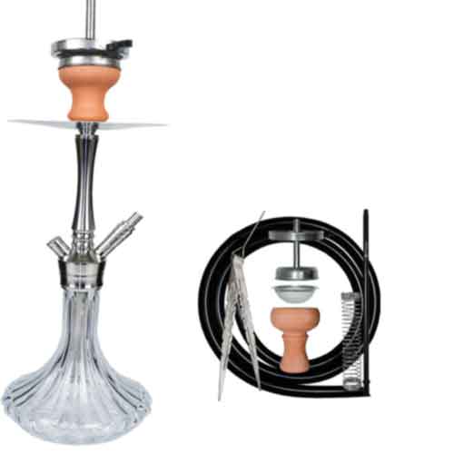 Caesar Premium Shisha 410A Edelstahl transparent | Caesar Shishas ...